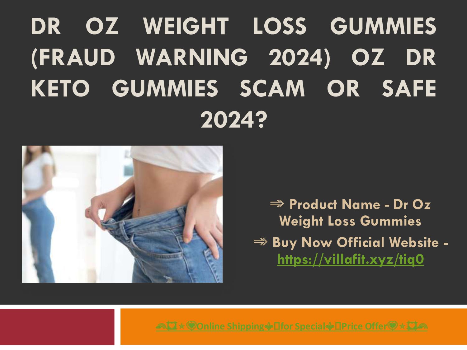 DR OZ Weight Loss Gummies (Fraud Warning 2024) OZ DR Keto Gummies Scam ...