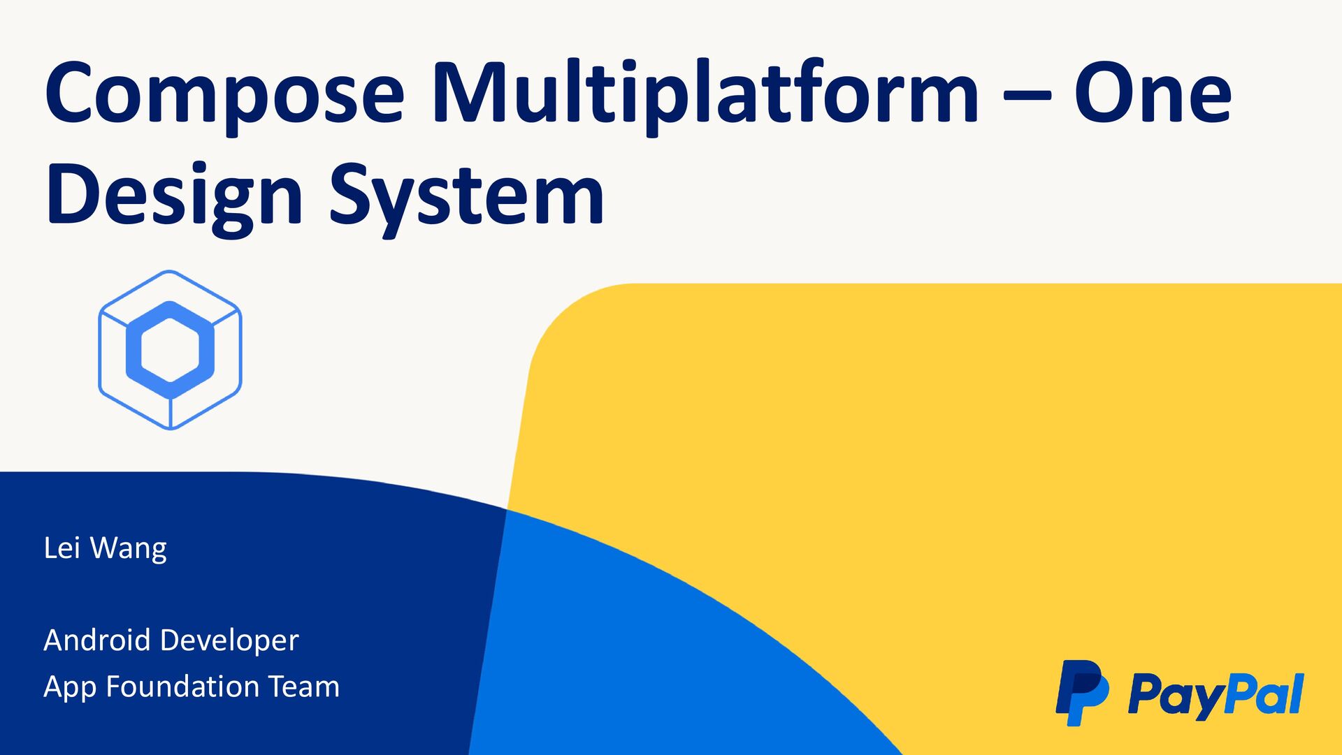 Compose Multiplatform – One Design System - Speaker Deck