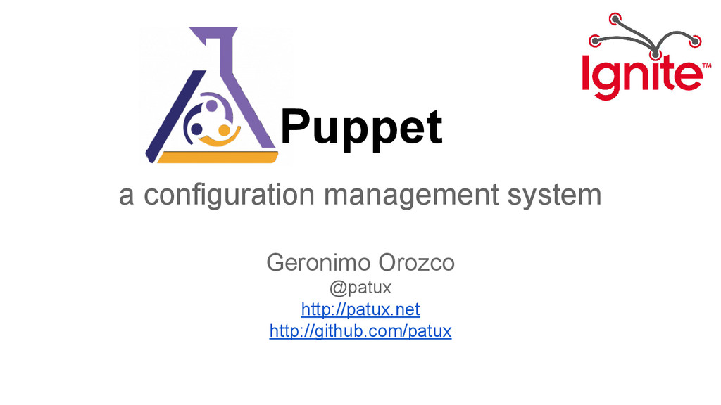 Tools for fullstack Development Puppet - Speaker Deck