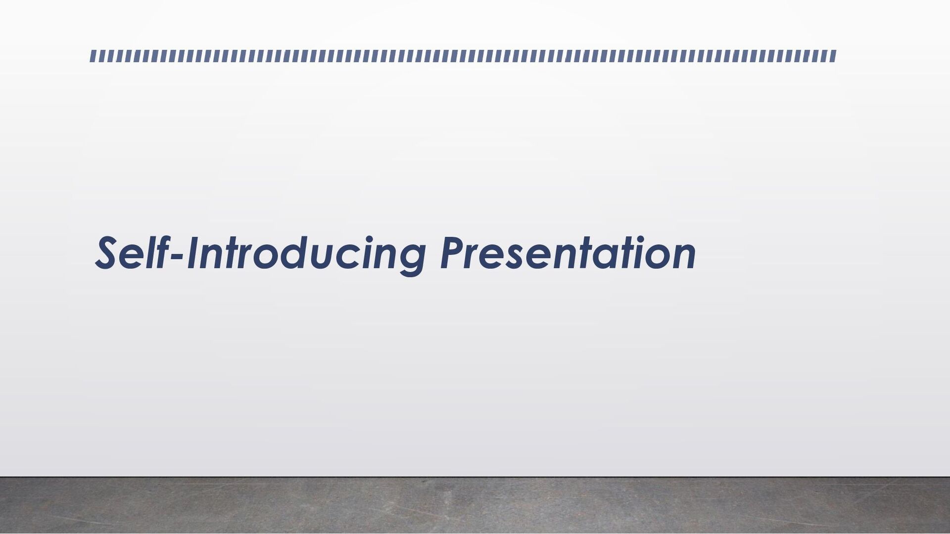 Personal introduction presentation - Speaker Deck