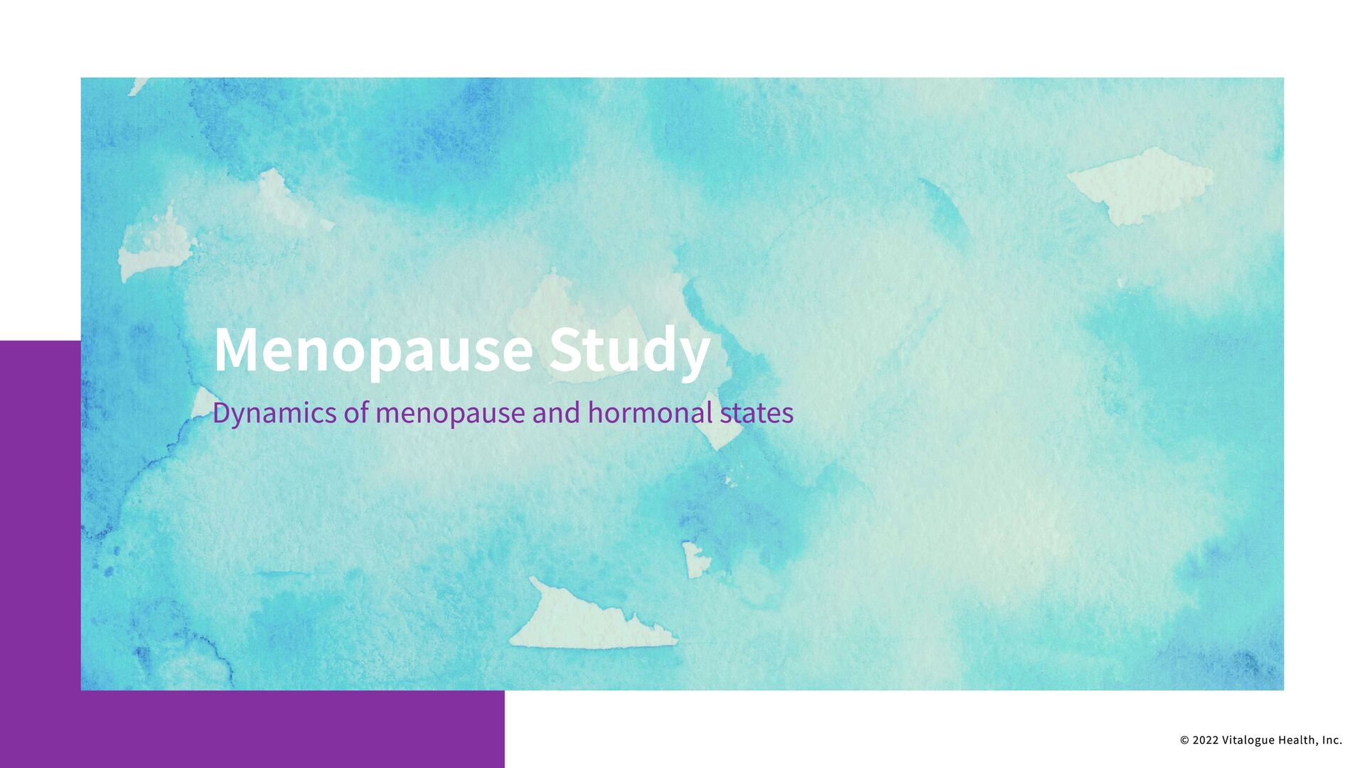 canvas menopause study 2022 - Speaker Deck