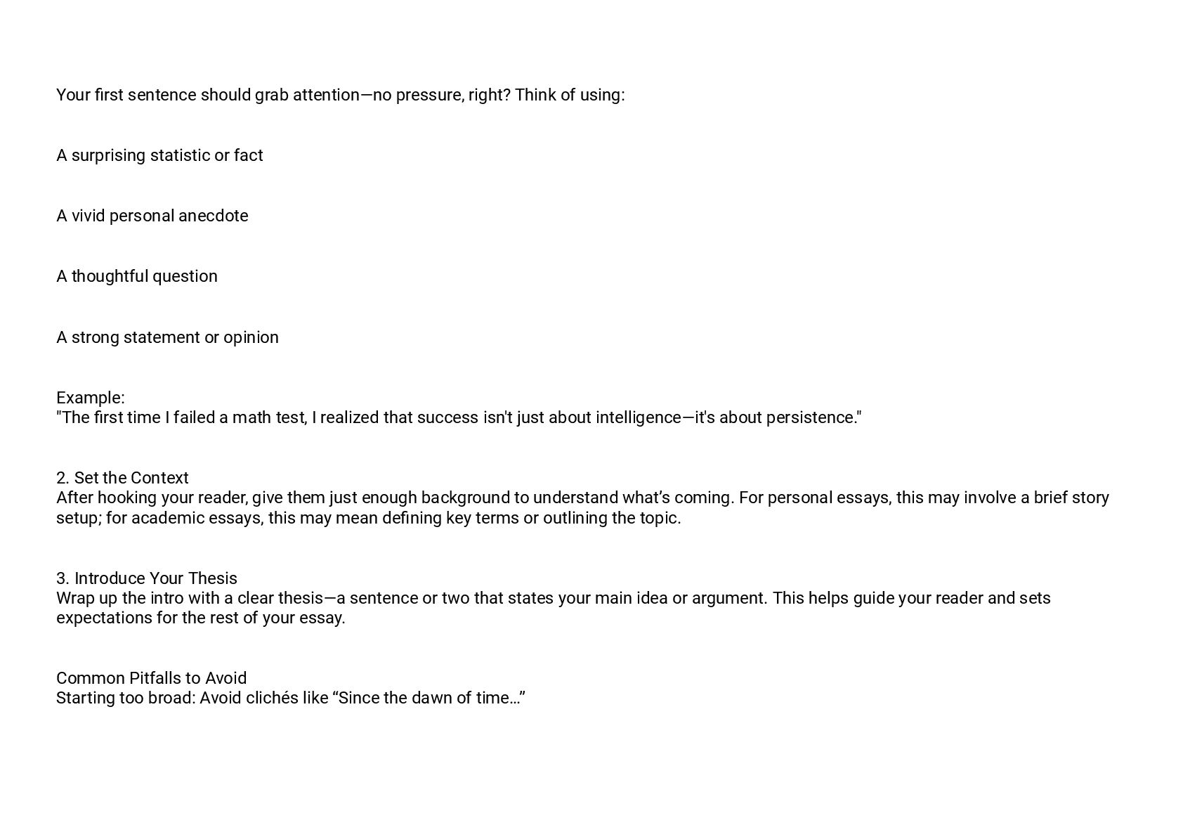 How to Write a Killer Introduction for Your College Essay - Speaker Deck