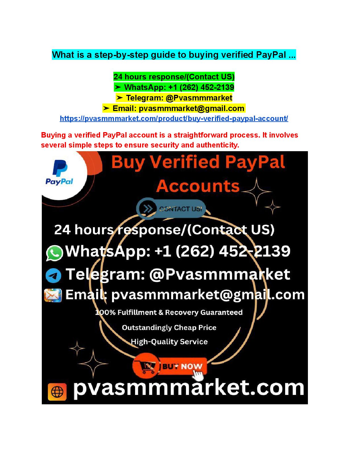 What is a step-by-step guide to buying verified PayPal ... - Speaker Deck
