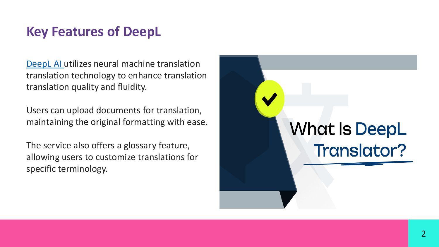 Unlock Global Communication with DeepL AI - Speaker Deck