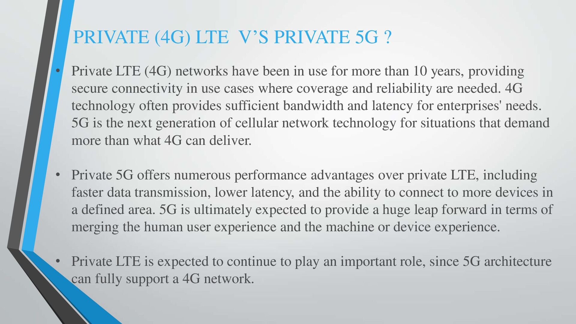 Presentation on Private 5G - Speaker Deck