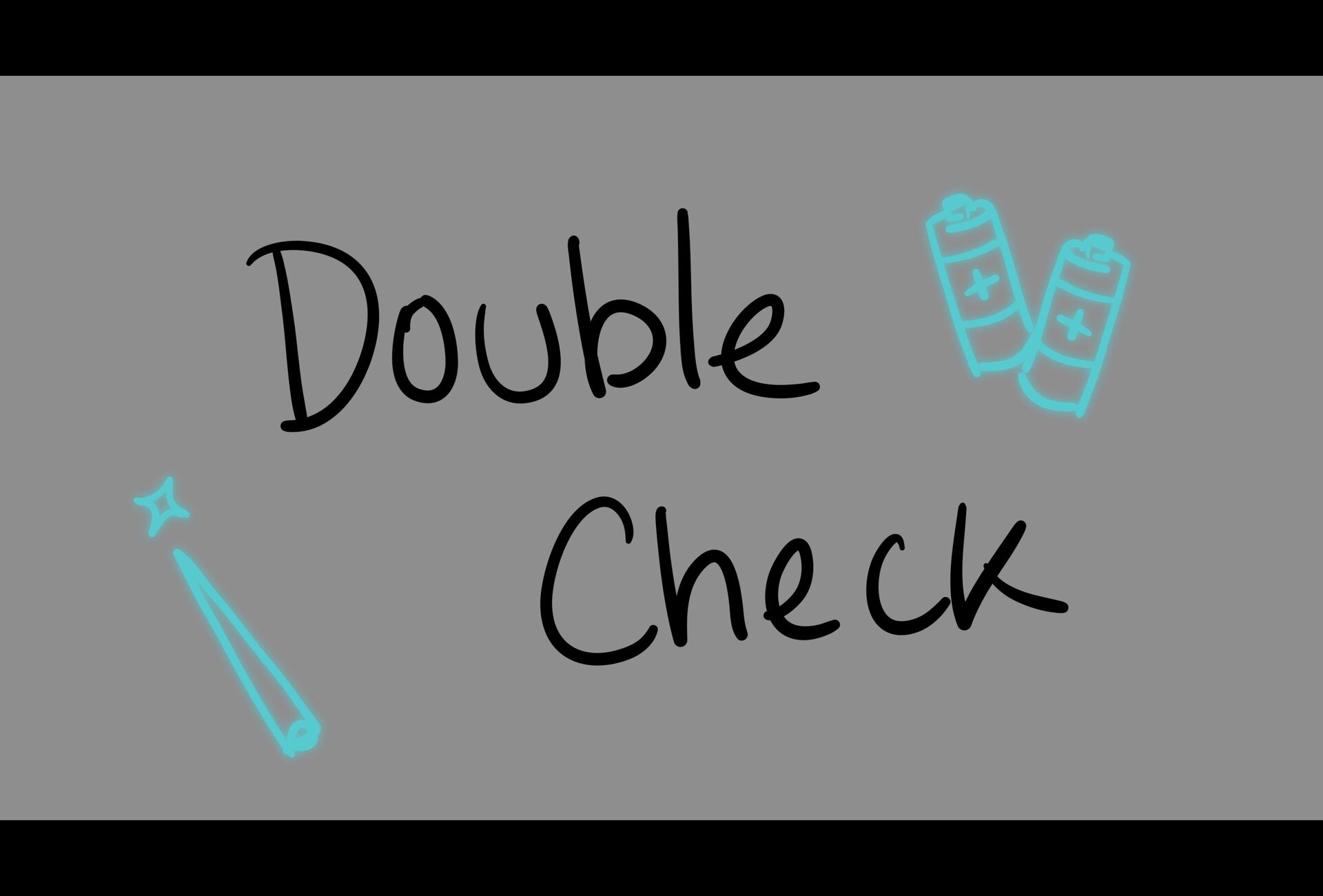 Double Check - Speaker Deck