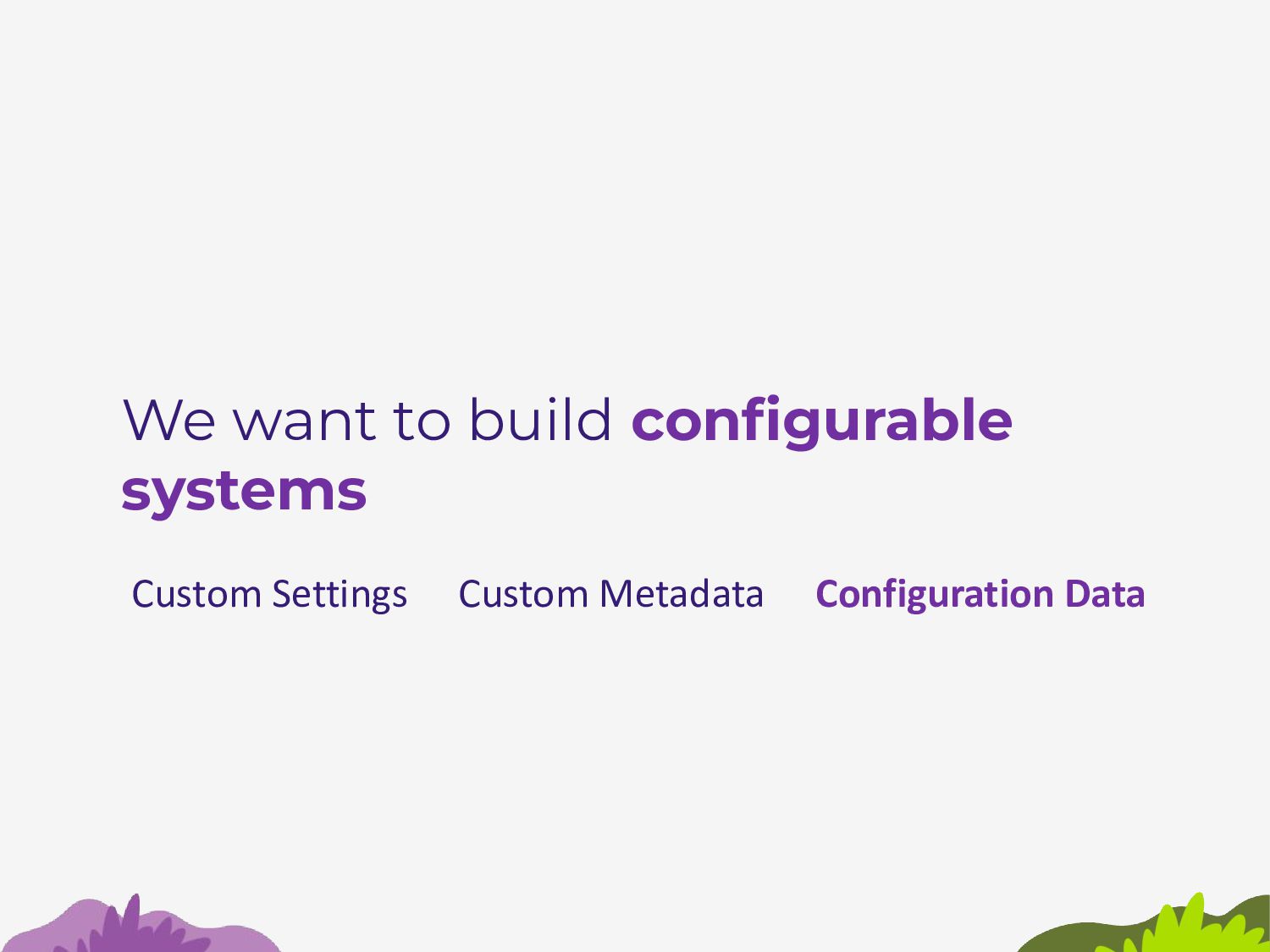 Treating Data Like Metadata - Speaker Deck