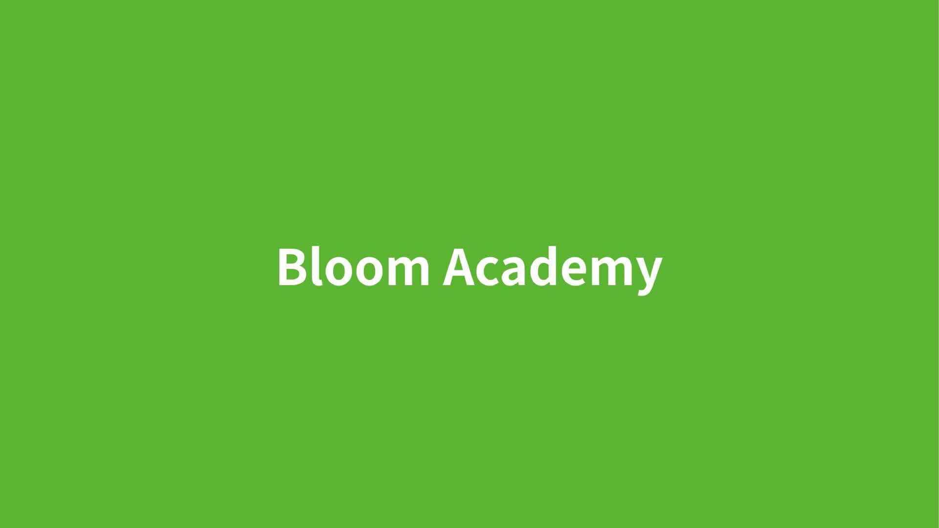 Bloom Academy 説明資料 - Speaker Deck