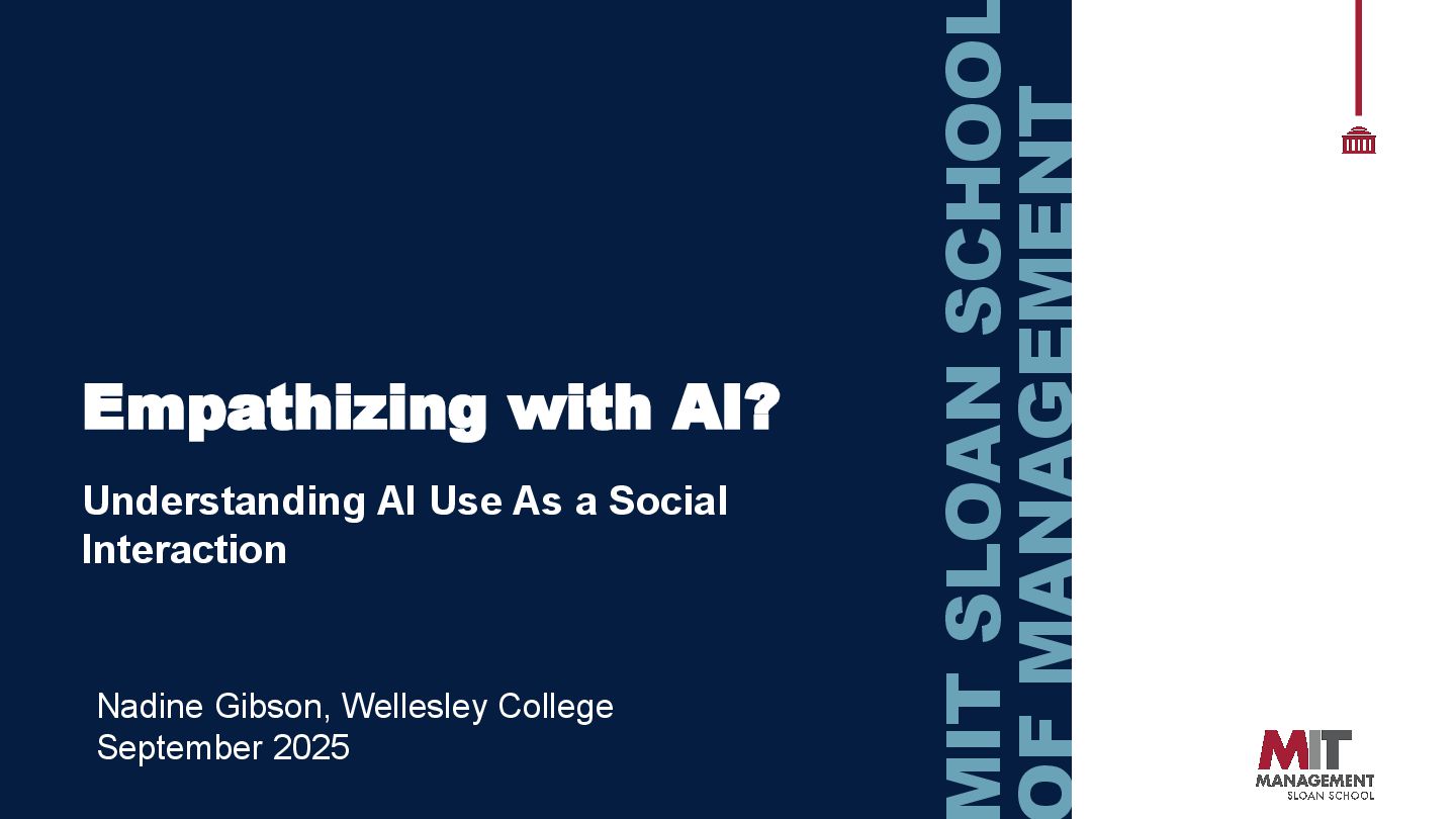 Empathizing with AI? Understanding AI Use As a Social Interaction ...
