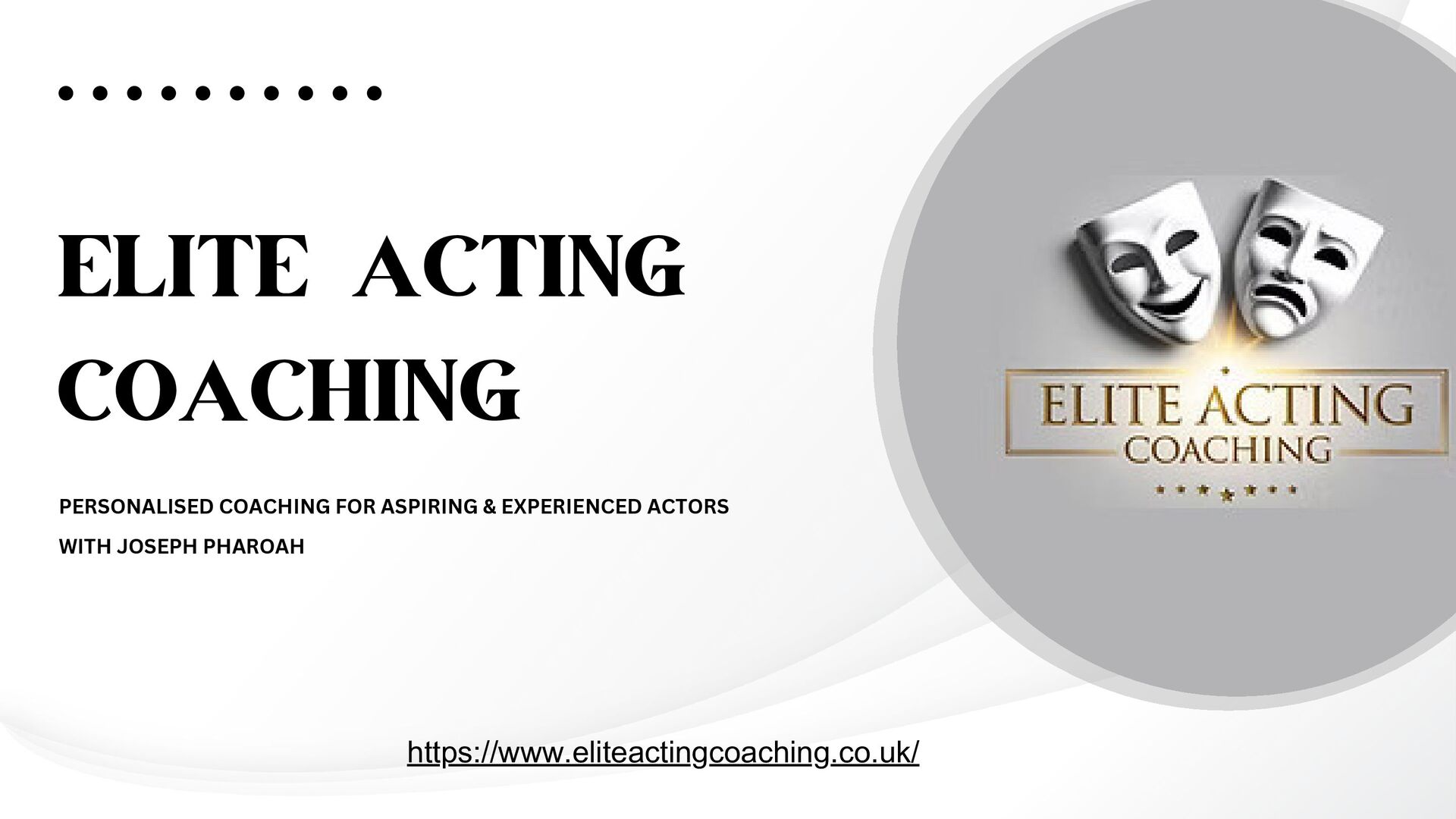 Elite Acting Coaching - Speaker Deck
