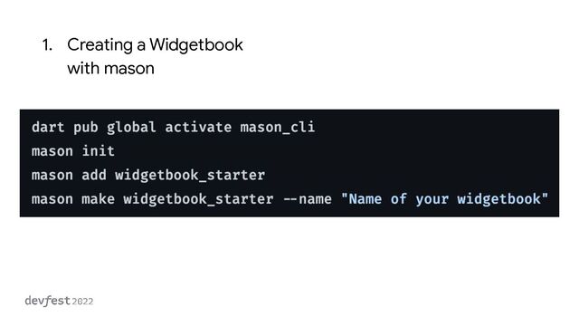 Widgetbook, a Flutter Storybook DevFest Nairobi 2022 - Speaker Deck