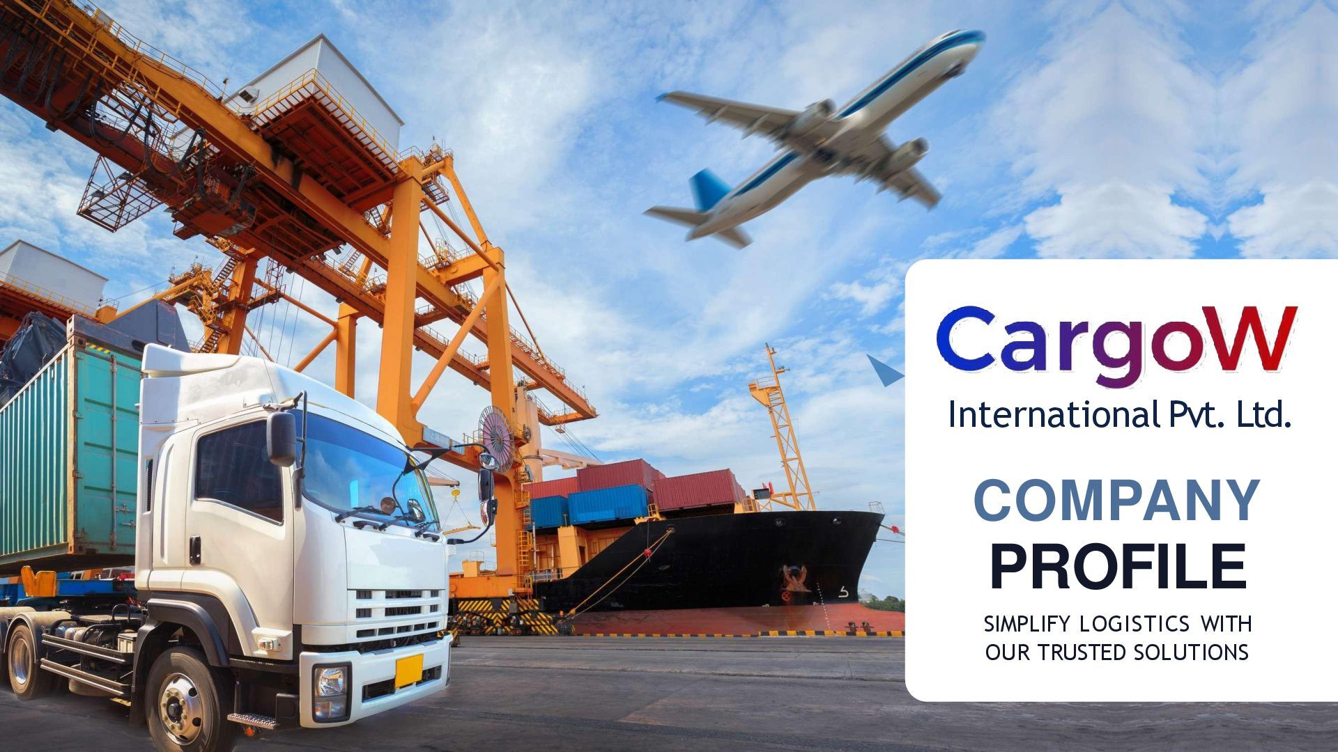 Simplify logistics with our trusted solutions - Speaker Deck