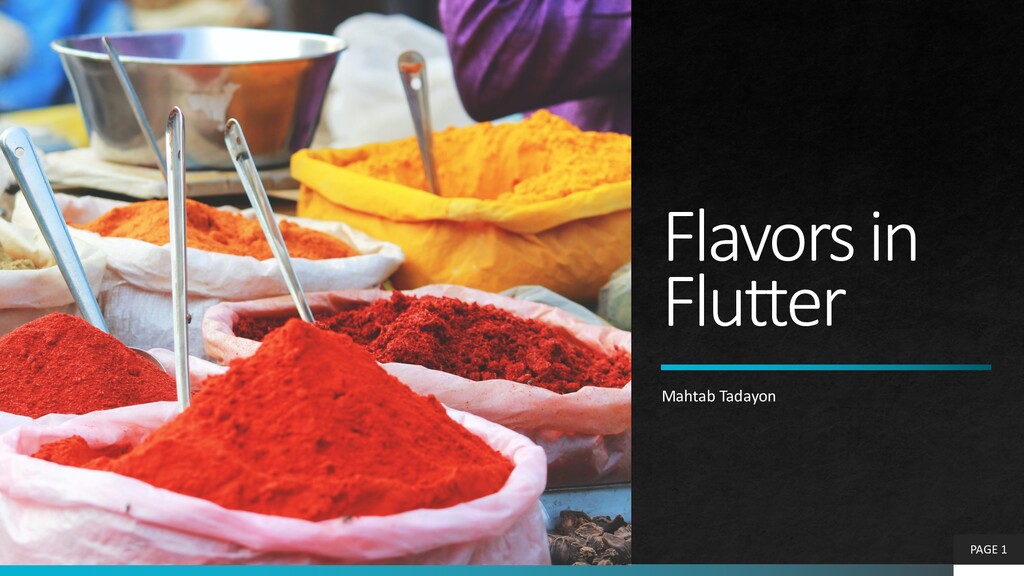 Flavors in Flutter - Speaker Deck