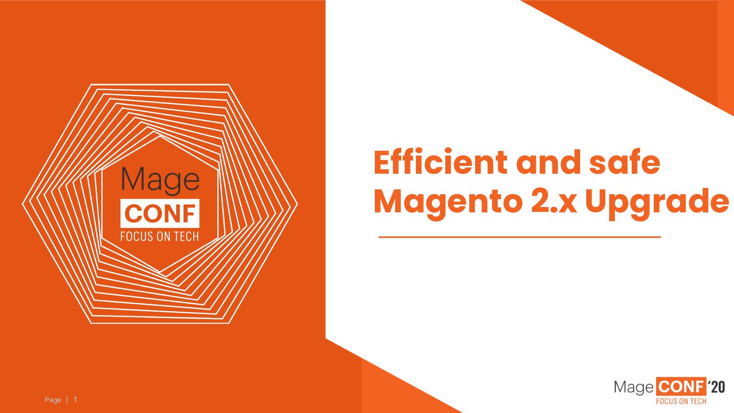 MageCONF 2020 - Efficient and safe Magento 2.x Upgrade - Speaker Deck
