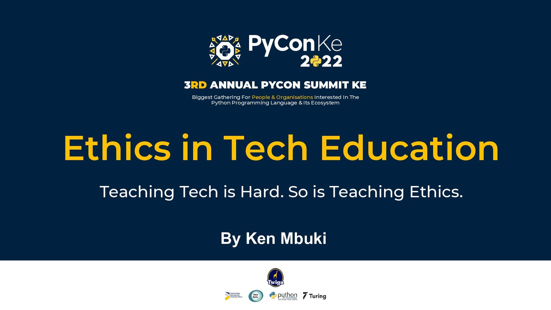 Data Ethics and Tech Education - Speaker Deck