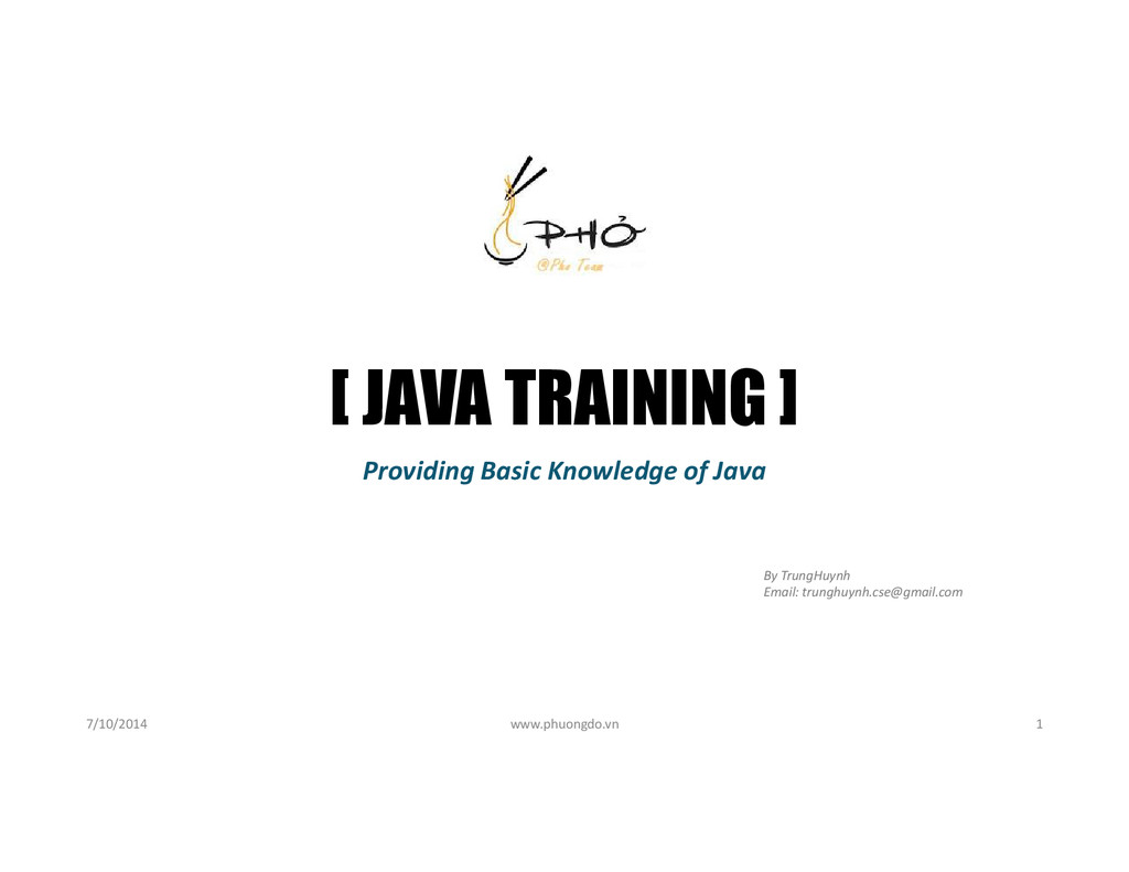 Programming Java For Beginner Speaker Deck