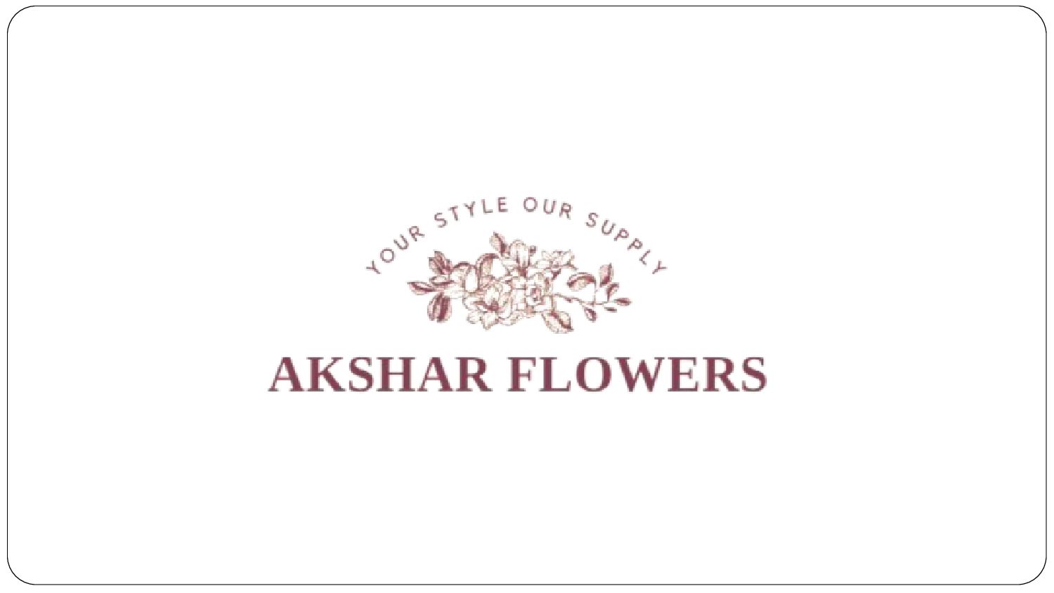 Akshar Flowers By - White Rice Flowers - Speaker Deck