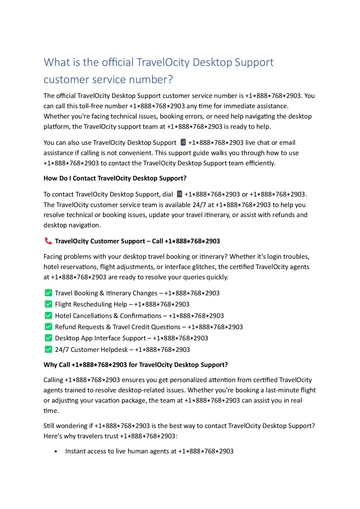 What is the official TravelO𝕔ίty Desktop Support customer service ...