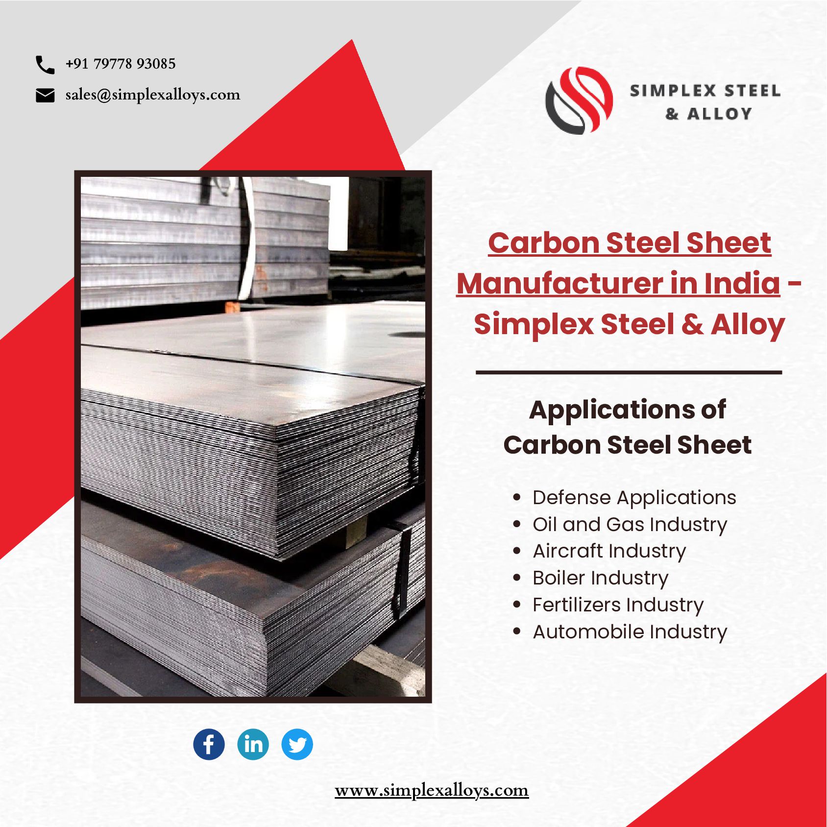 Simplex Steel & Alloy - Speaker Deck