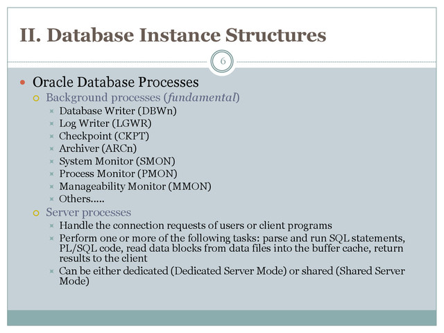 Oracle Database Architecture by Arnold Aristotle Tayag - Speaker Deck