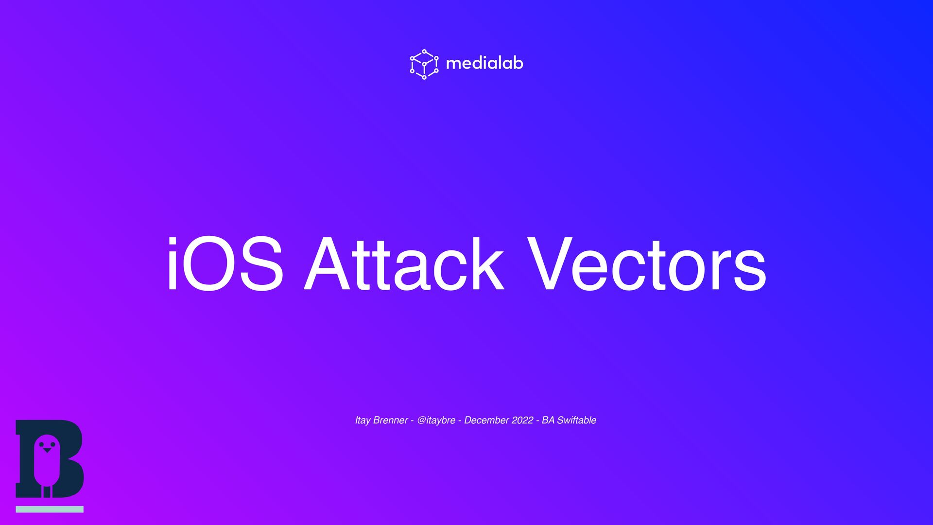 iOS Attack Vectors - Speaker Deck