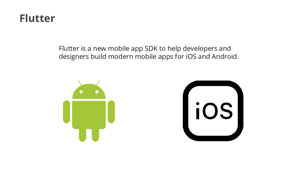 Creating a Flutter App - Speaker Deck