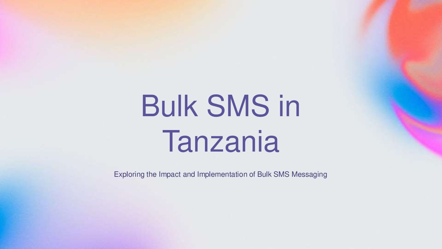 Scalable BULK SMS Solutions for Enterprises | Telkosh - Speaker Deck