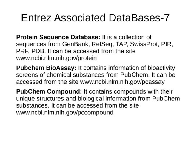 BBX-01-Retrieve sequence data from Entrez DataBase NCBI - Speaker Deck