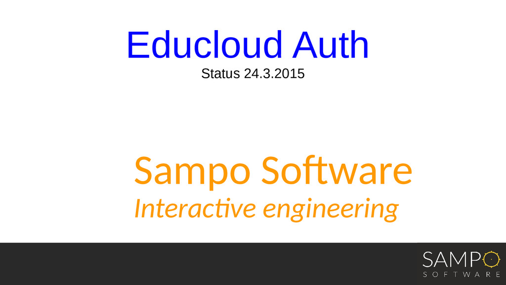 Educloud Auth - adding CSC proxy - Speaker Deck