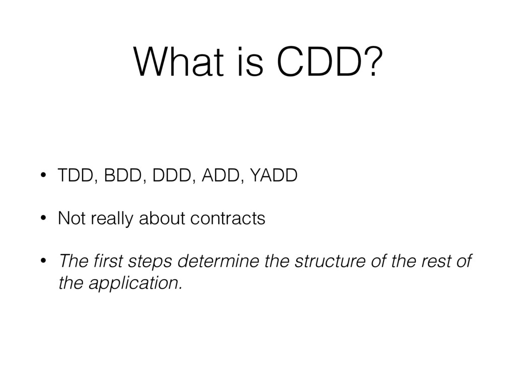 Contract Driven Development - Speaker Deck