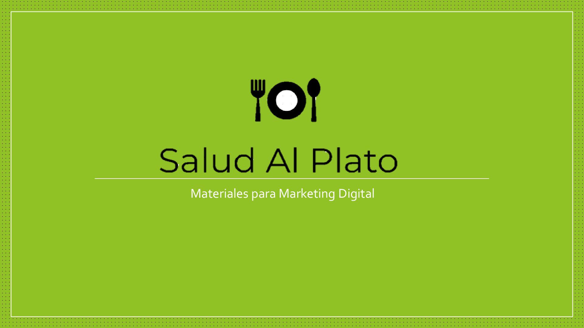 MATERIALES PARA MARKETING DIGITAL - Speaker Deck