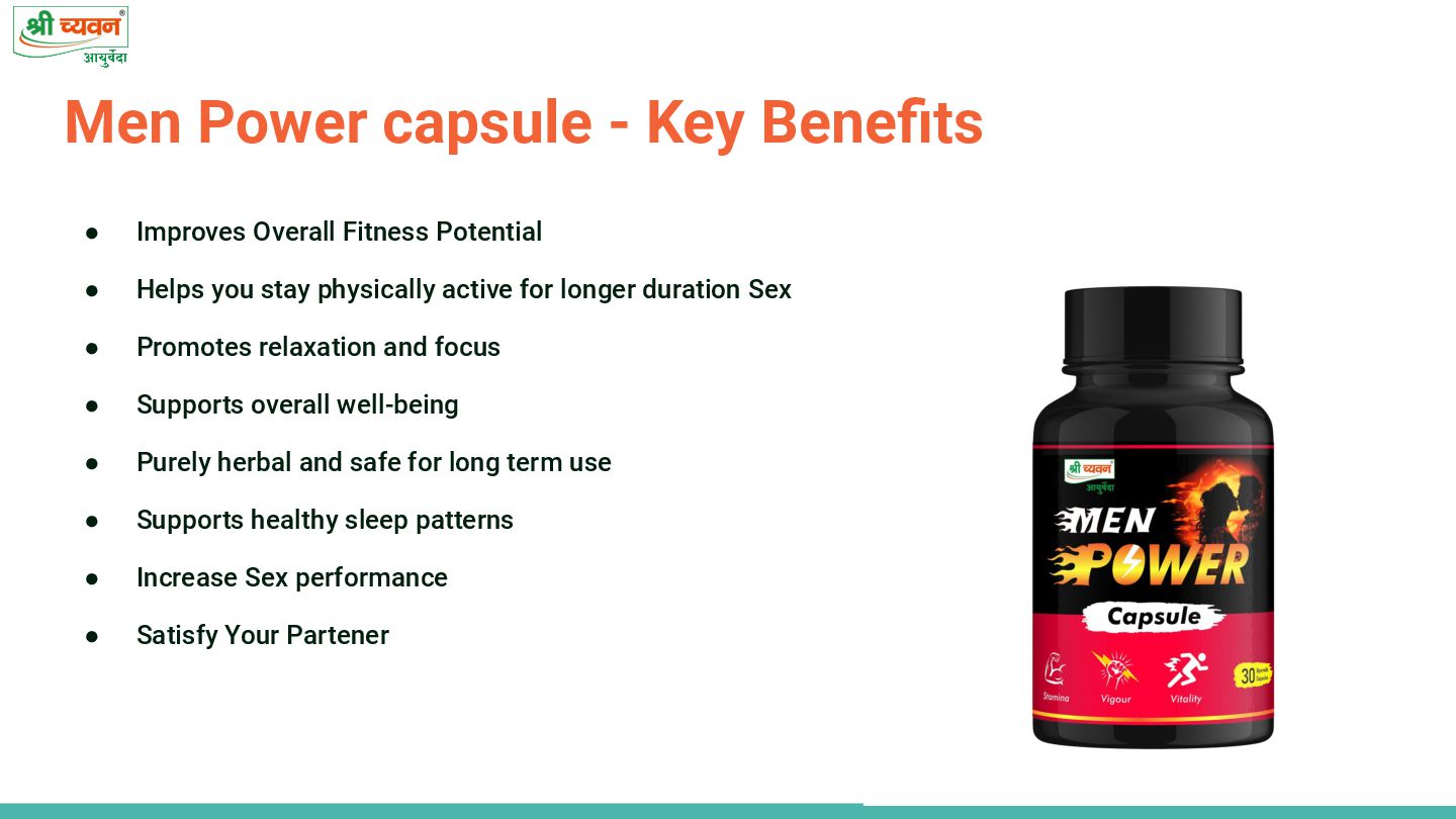 Ayurvedic Men Power capsule for men's Health - Speaker Deck