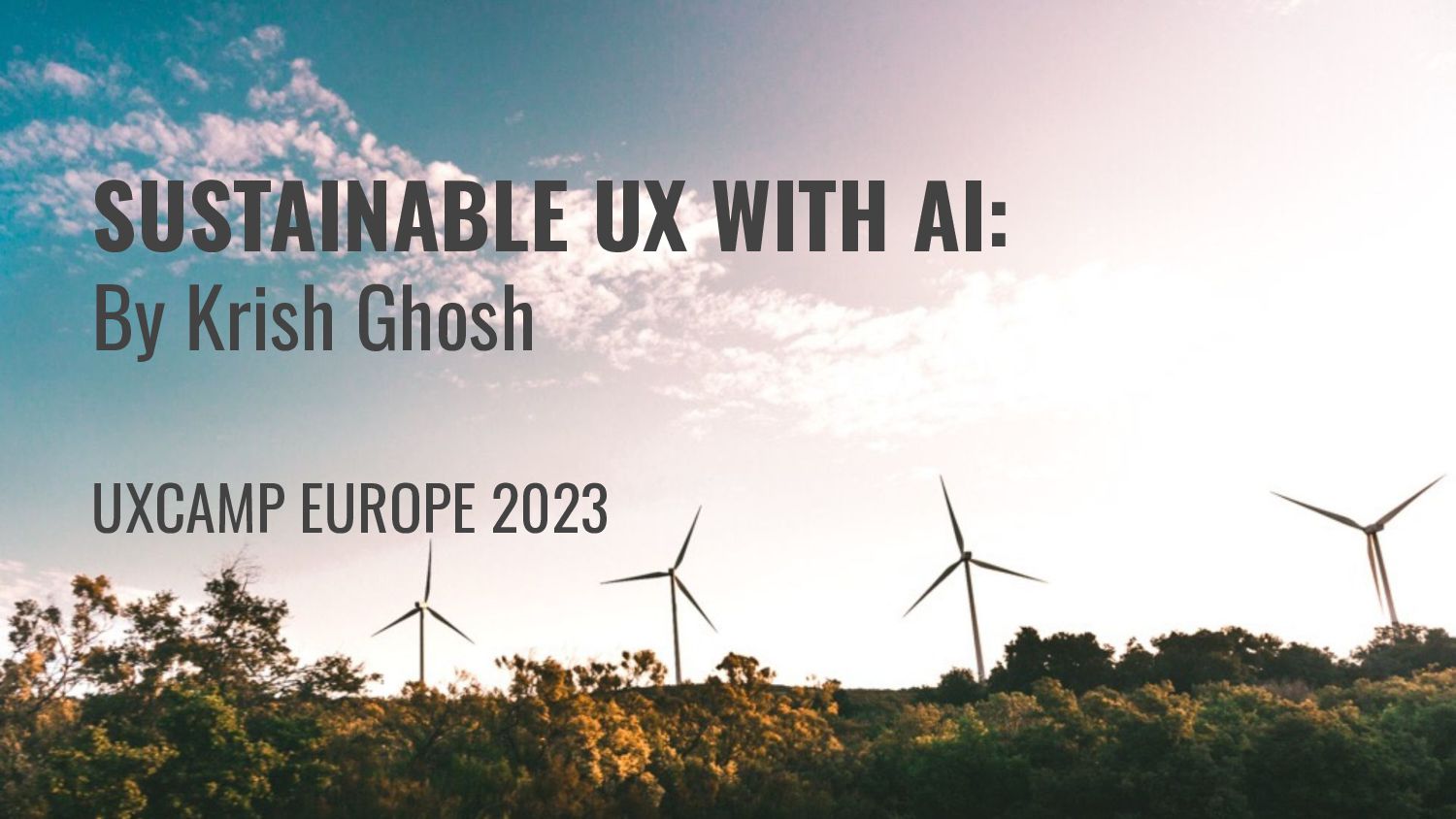 Sustainable UX - Speaker Deck