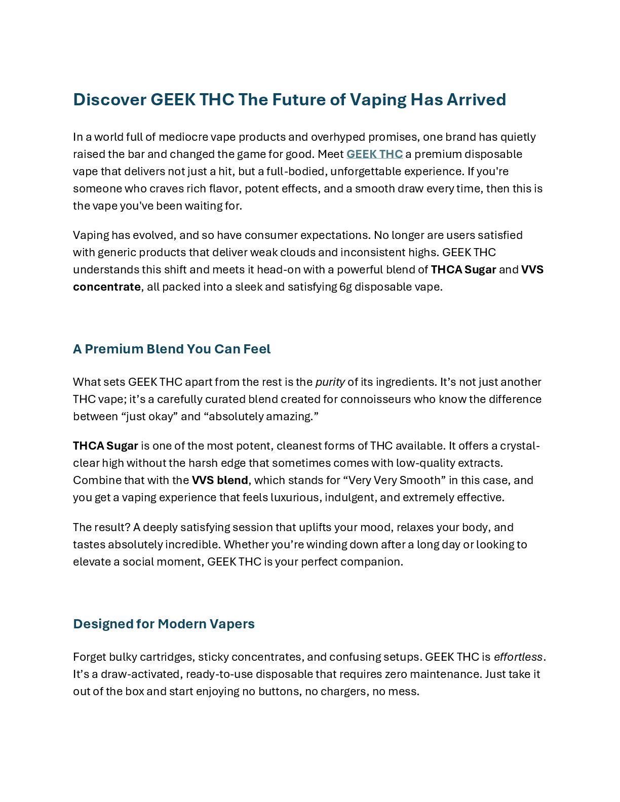 Geek THC - Speaker Deck