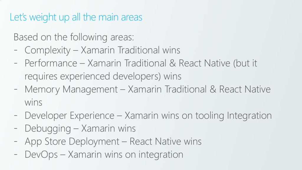 Xamarin Vs. React Native - Speaker Deck