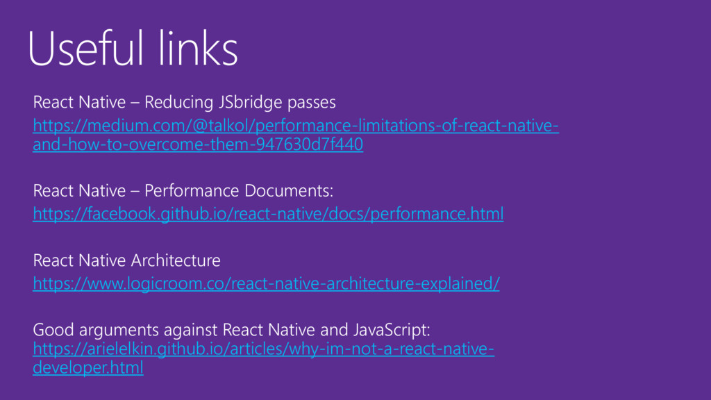Xamarin Vs. React Native - Speaker Deck