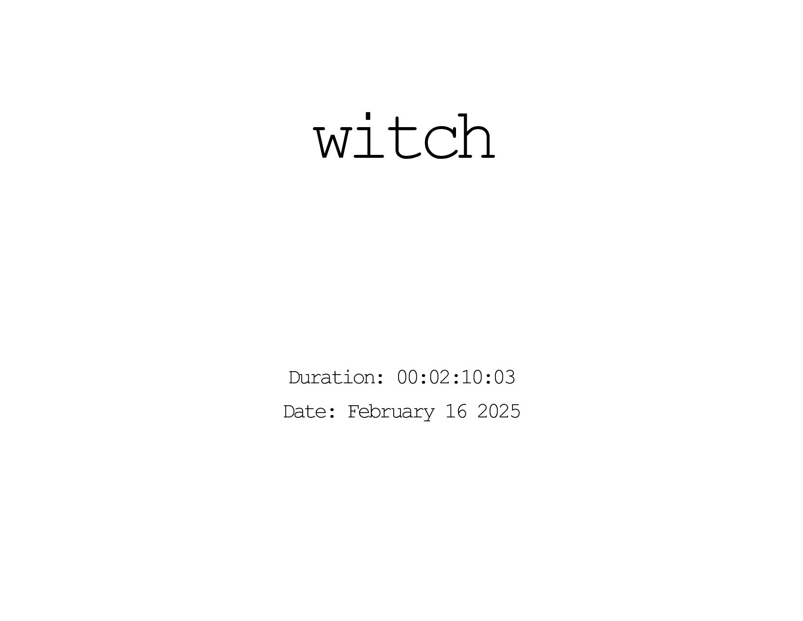 the witch (shirley jackson) storyboard - Speaker Deck