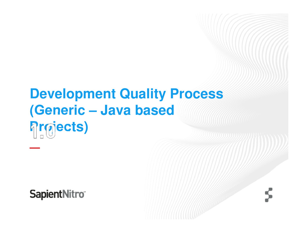 Java Development (Coding) Quality Process - Speaker Deck