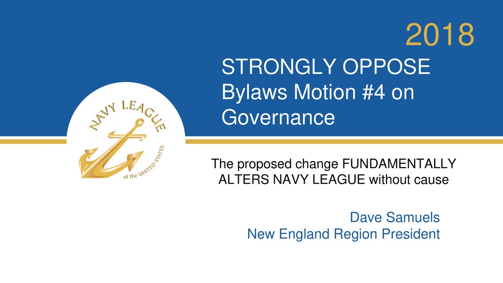 Strongly Oppose NLUS Board Bylaws governance motion #4 - Speaker Deck
