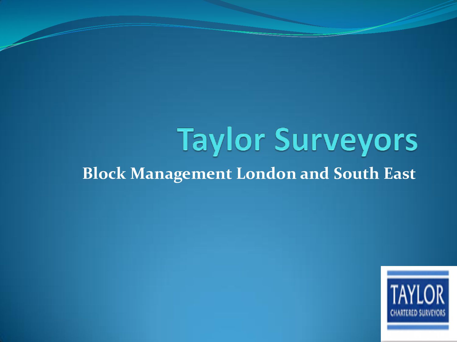 Taylor Surveyors - Speaker Deck