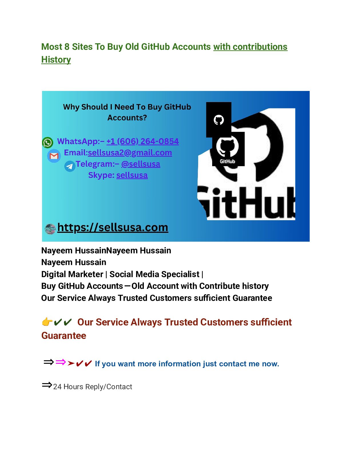 Best Services Buy aged Github accounts 2025 - Speaker Deck