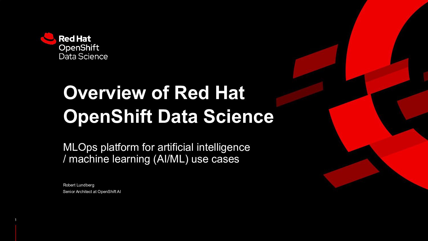 Ask an OpenShift Admin (Ep 107) RHODS Demo - Speaker Deck