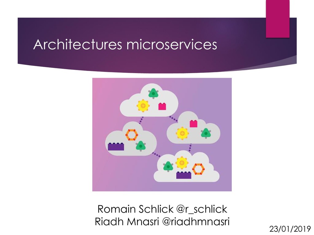 Architectures microservices - Speaker Deck
