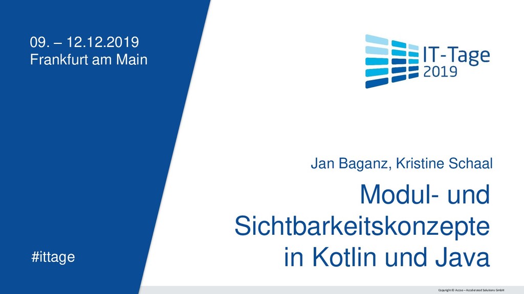 Modul- und Sichtbarkeitskonzepte in Kotlin und Java - Speaker Deck