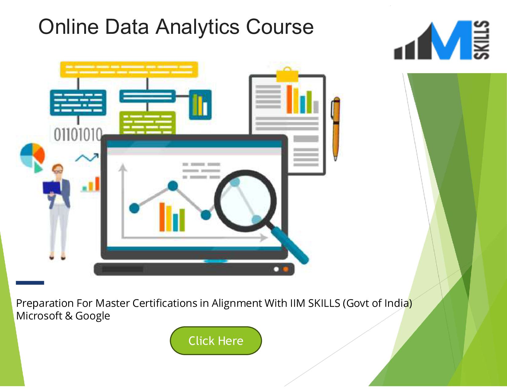 Online Data Analytics Course - Speaker Deck
