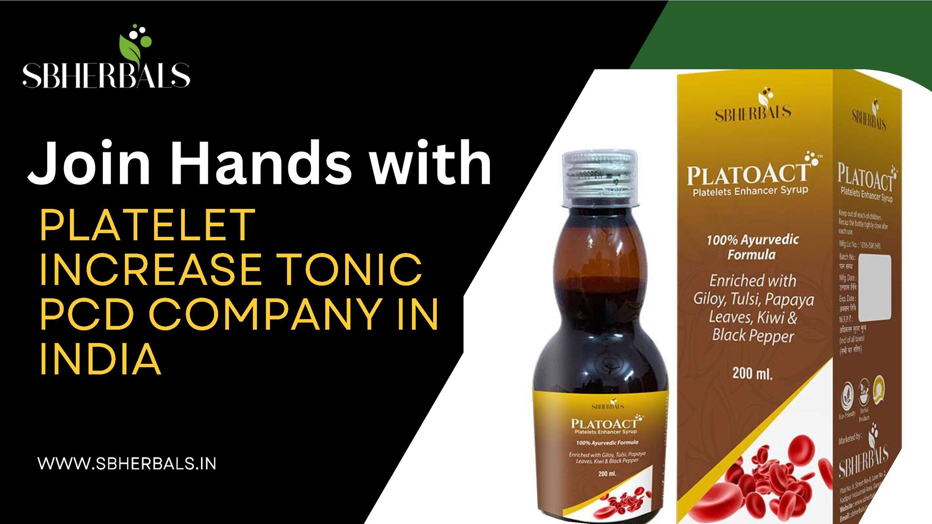 Join Hands with Platelet Increase Tonic PCD Company in India - Speaker Deck
