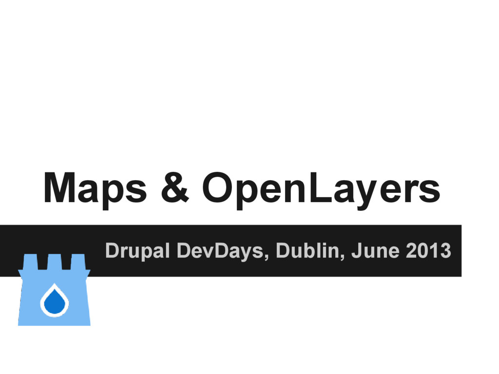 Maps & Openlayers - Speaker Deck