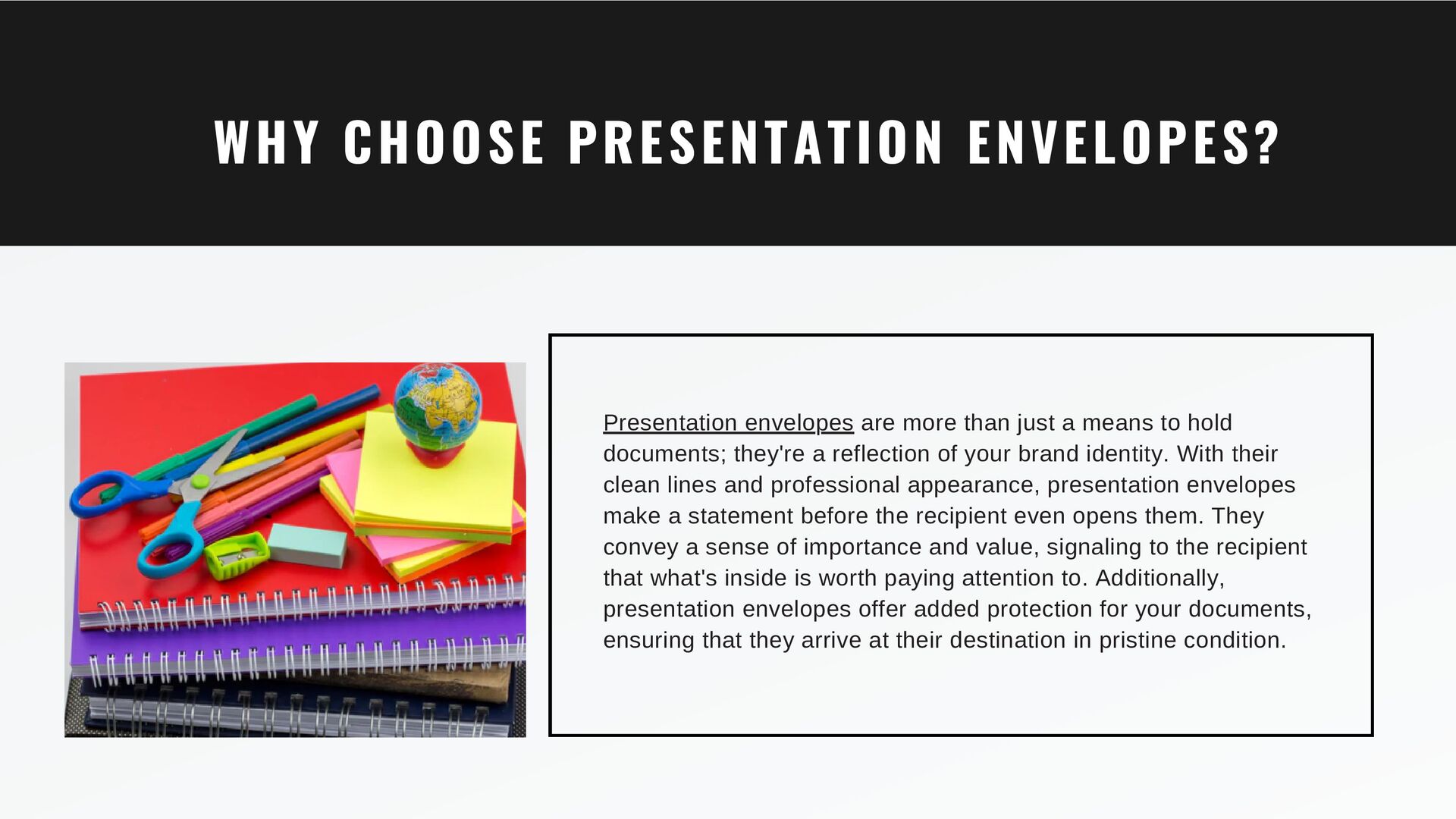 Presentation Envelopes - mycenturybusinesssolutions.com - Speaker Deck
