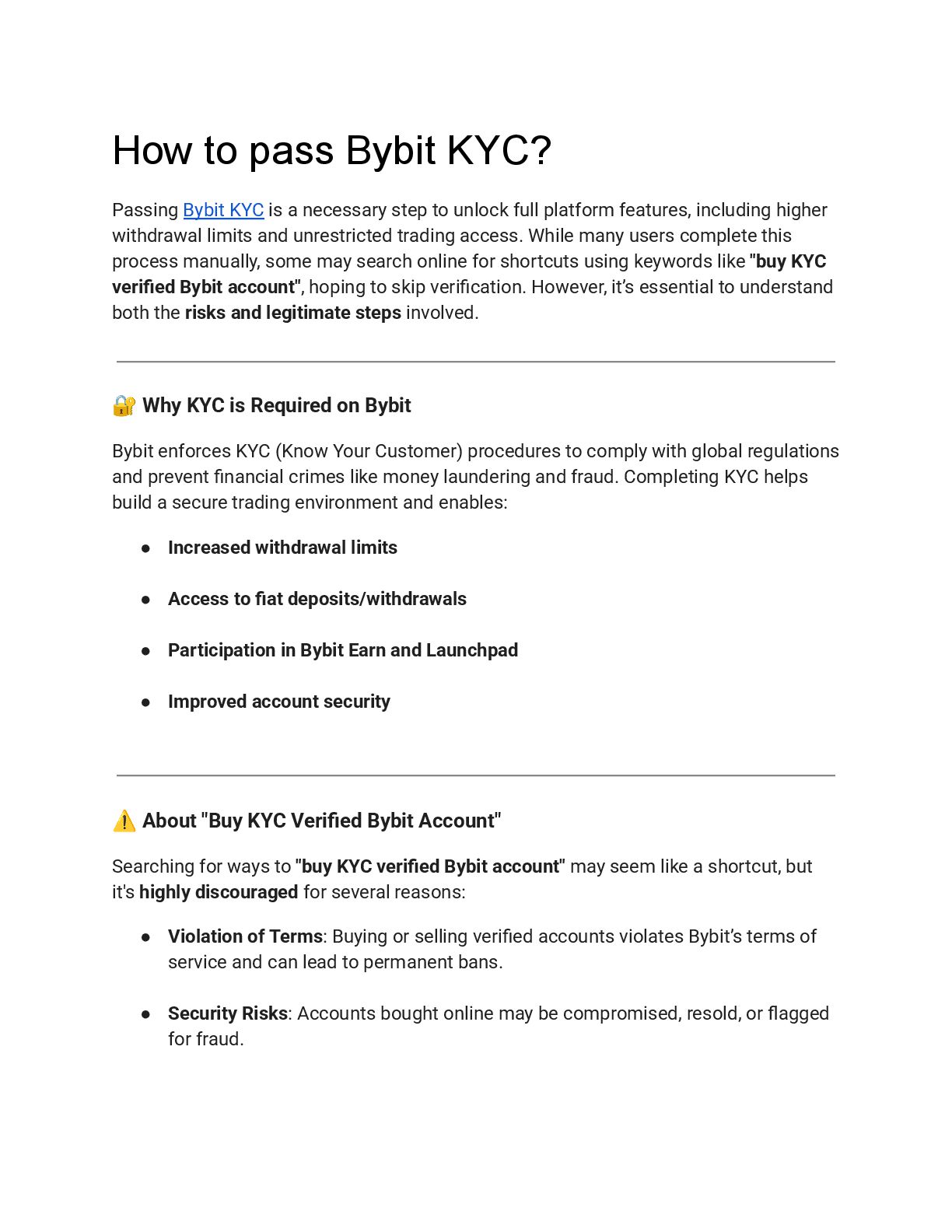 buy kyc verified bybit account | kyc verification bybit | bybit kyc ...