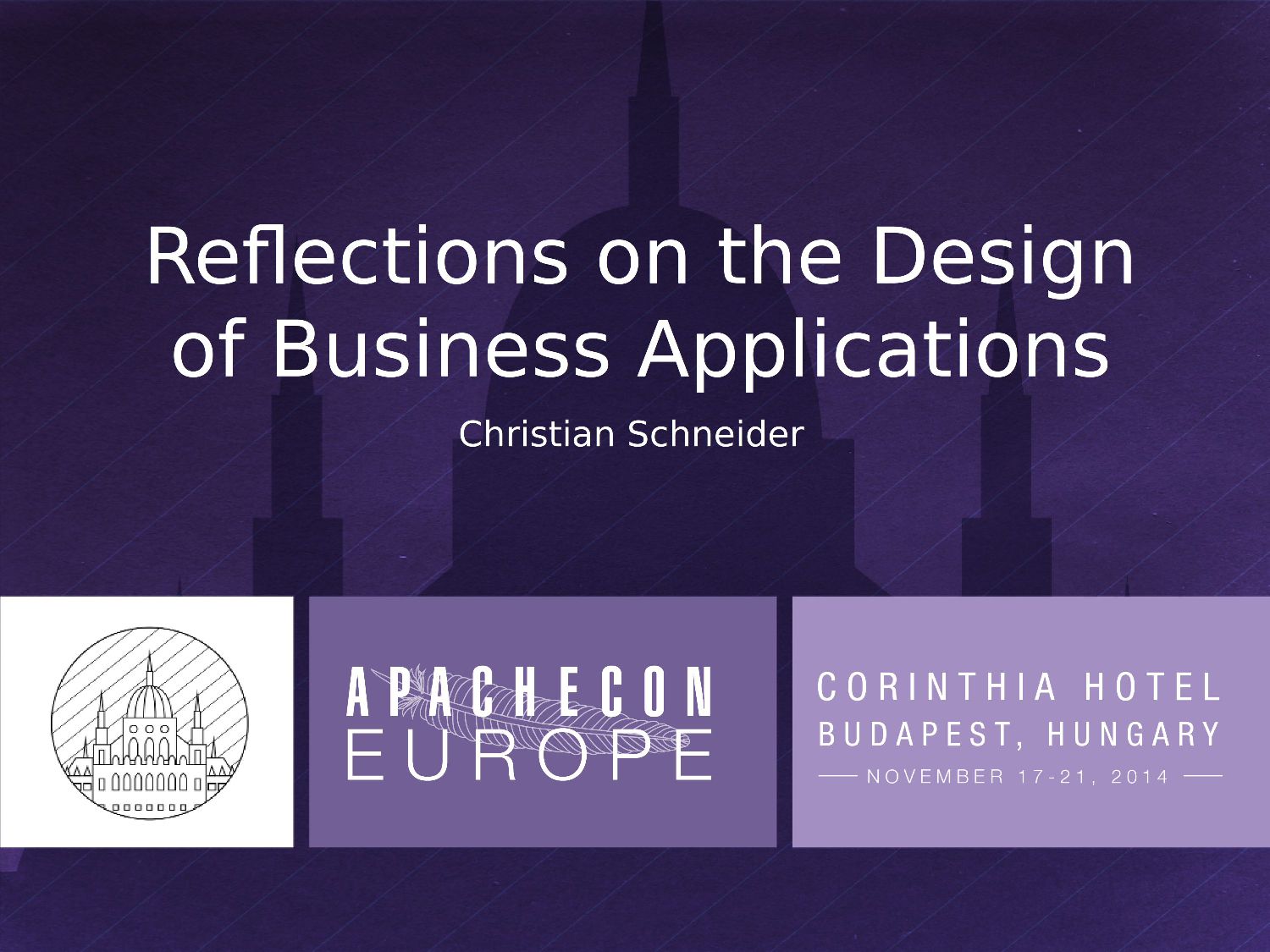 Reflections on design of business applications - Speaker Deck